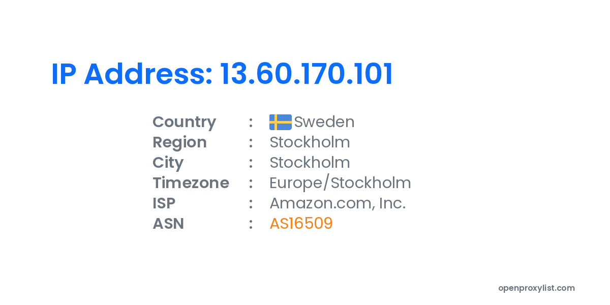 V2Ray List - V2RAY VLESS Sweden [SE11852273]
